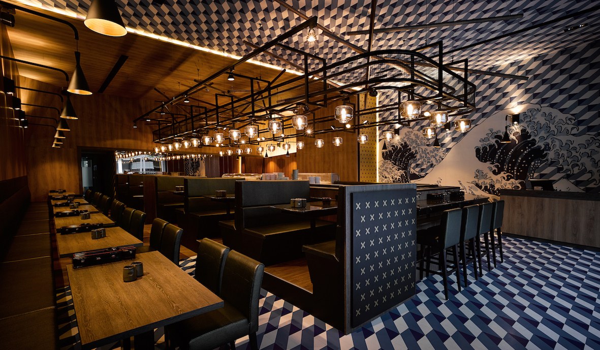 Hisushi - Thiết kế nội thất nhà hàng phong cách Nhật Bản độc và lạ