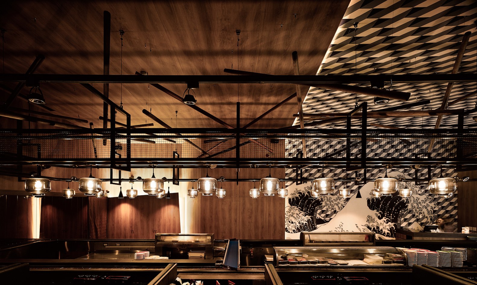 Hisushi - Thiết kế nội thất nhà hàng phong cách Nhật Bản độc và lạ